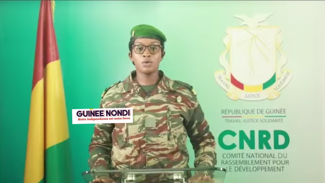 Transition En Guinée Le Cnrd Dévoile La Nomenclature Du Future